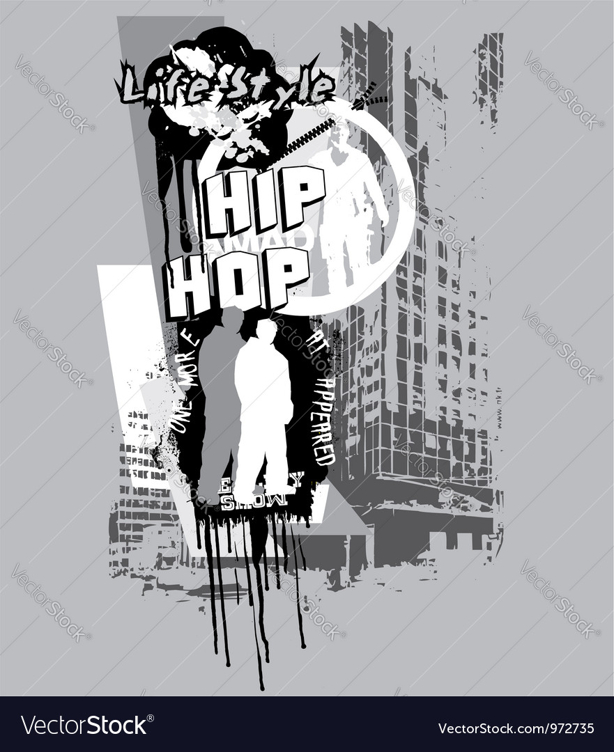 Hiphop Royalty Free Vector Image - VectorStock