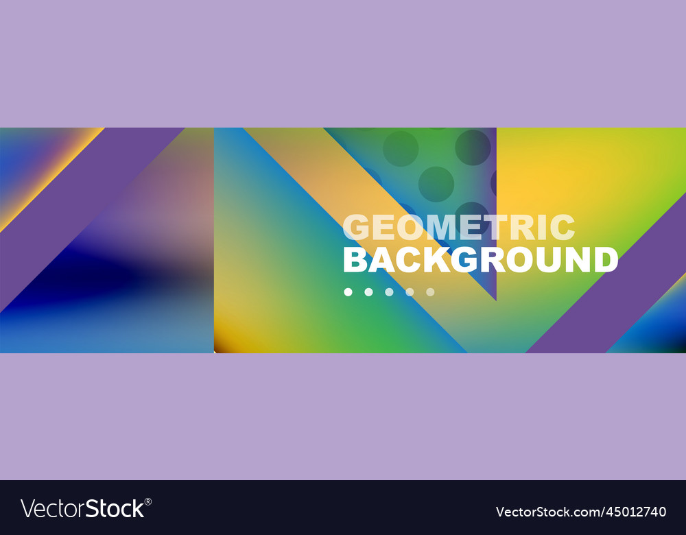 Abstract background with geometric elements Vector Image