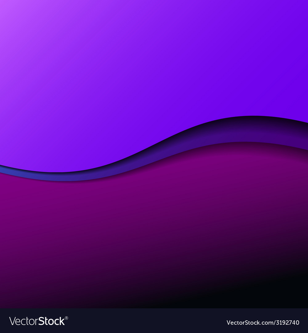 Abstract violet wave background with stripes Vector Image