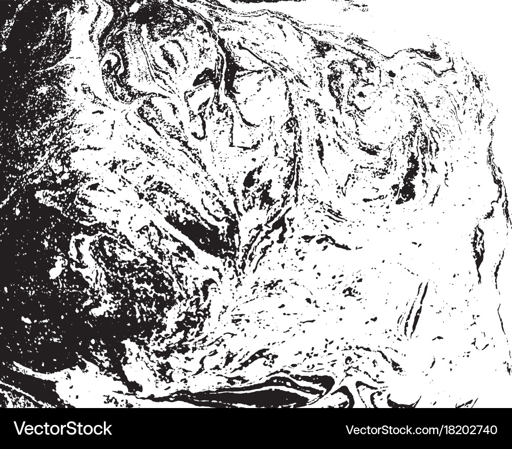 Black and white liquid texture watercolor hand Vector Image