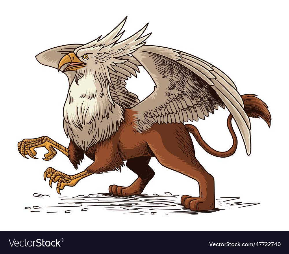 Of griffin or gryphon Royalty Free Vector Image Of griffin or gryphon Royalty Free Vector Image