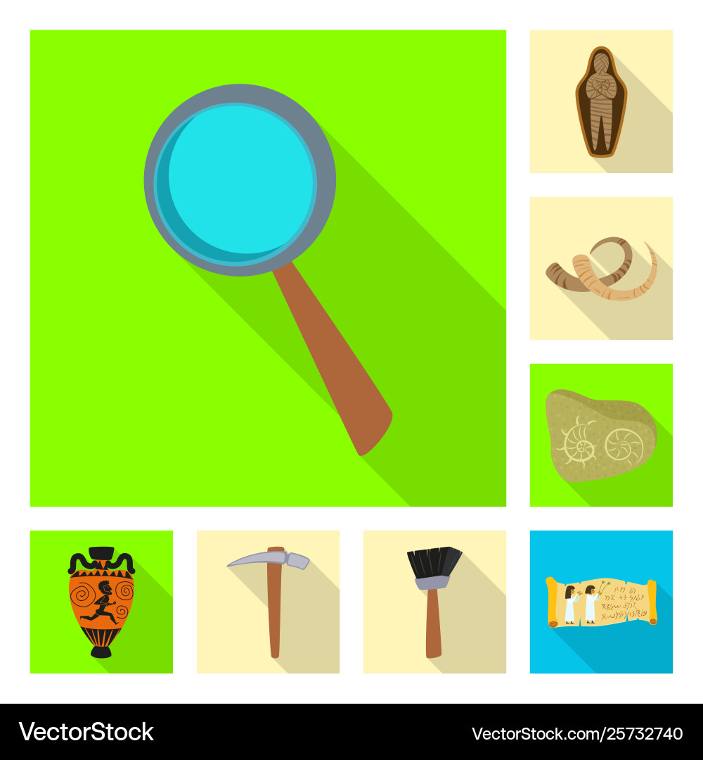 Story and items sign Royalty Free Vector Image