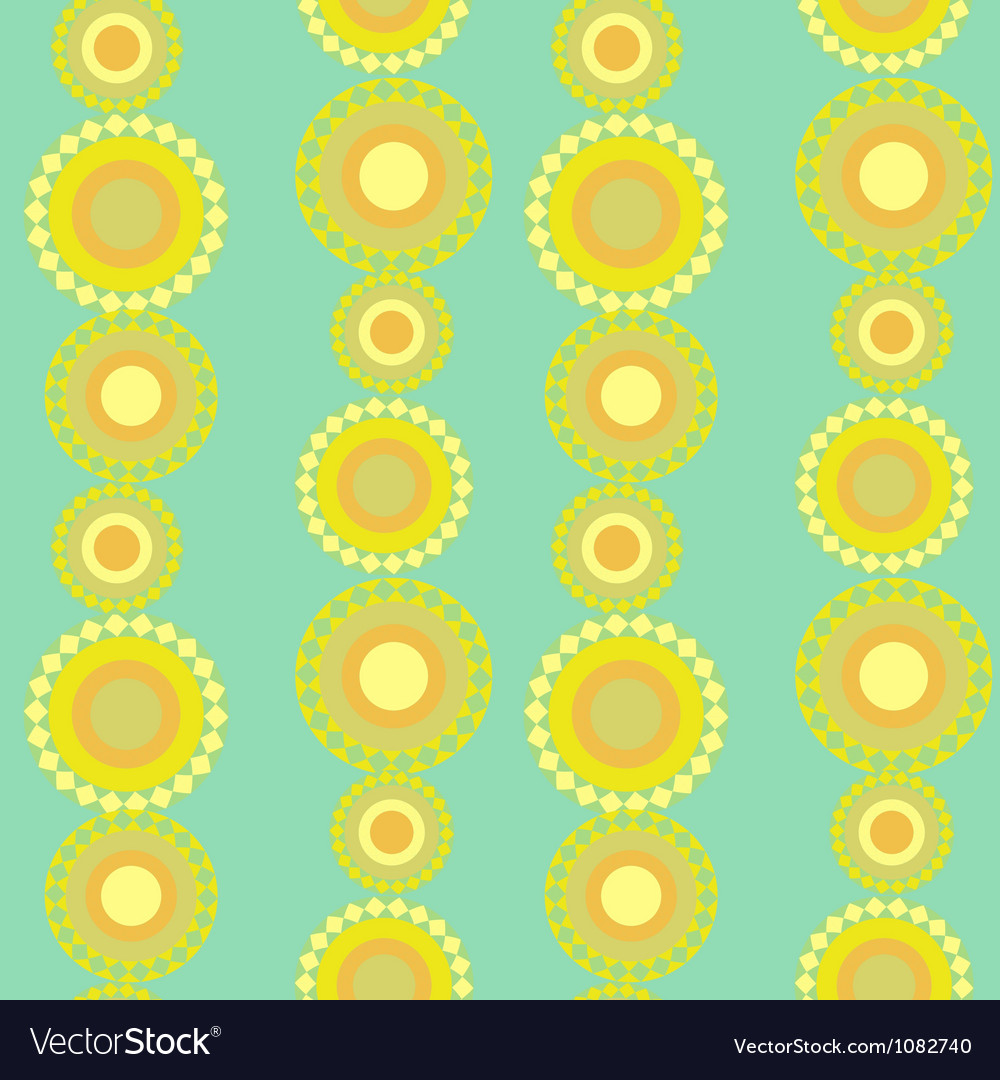 Yellow circles Royalty Free Vector Image - VectorStock