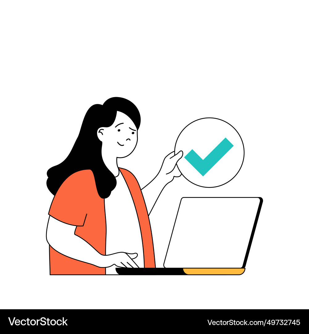 Marketing and development concept with cartoon Vector Image