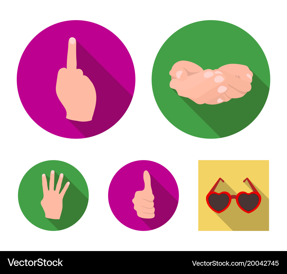 Palms together big up nameless hand gestures Vector Image