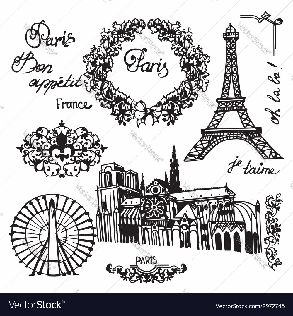 Paris Royalty Free Vector Image - VectorStock