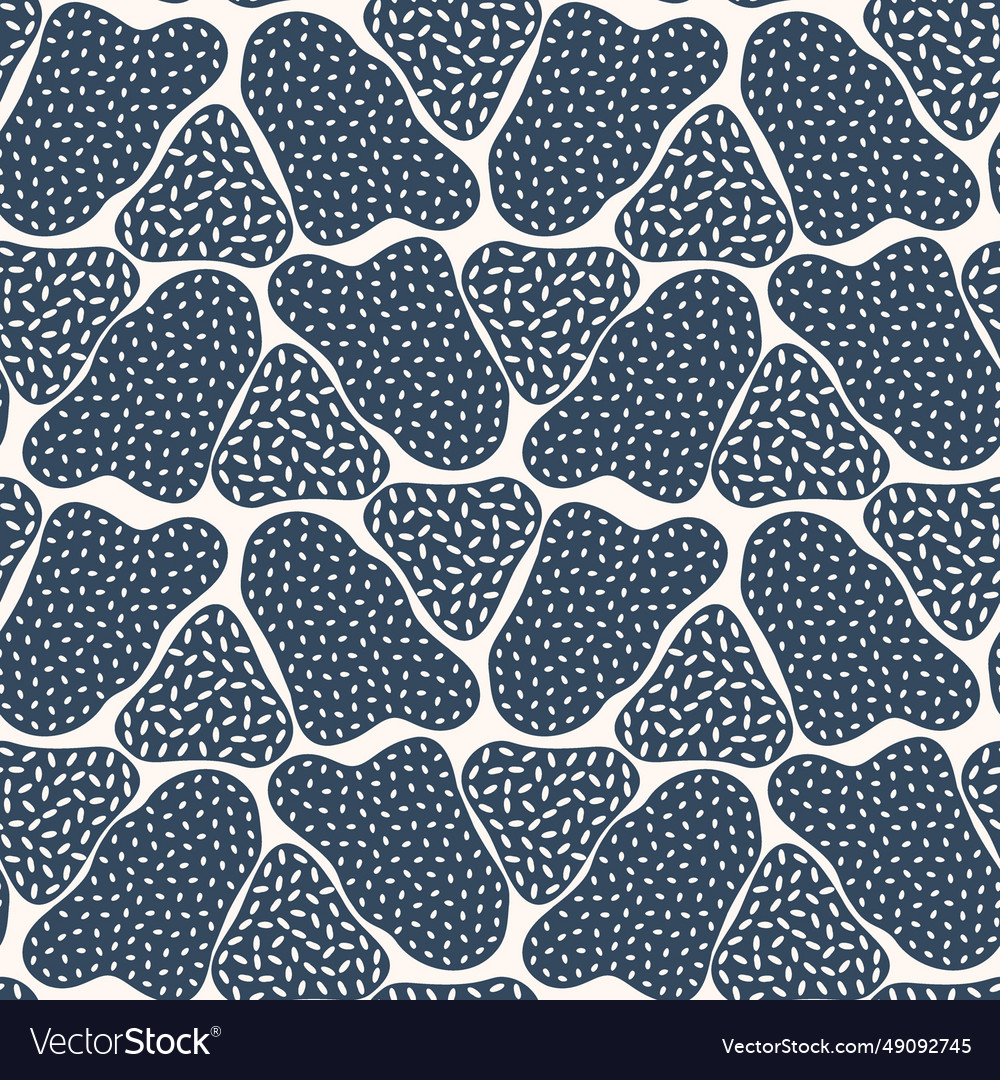 Seamless pattern with a simple abstract drawing Vector Image