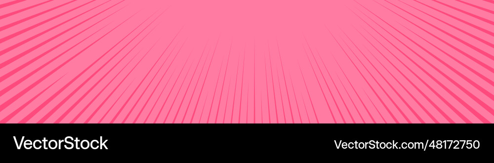 Dynamic manga style speed lines with comic radial Vector Image