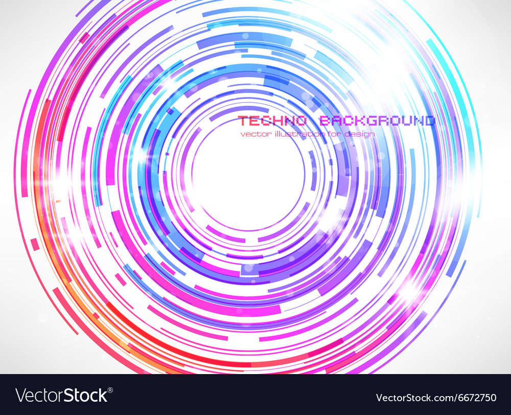 Techno background Royalty Free Vector Image - VectorStock