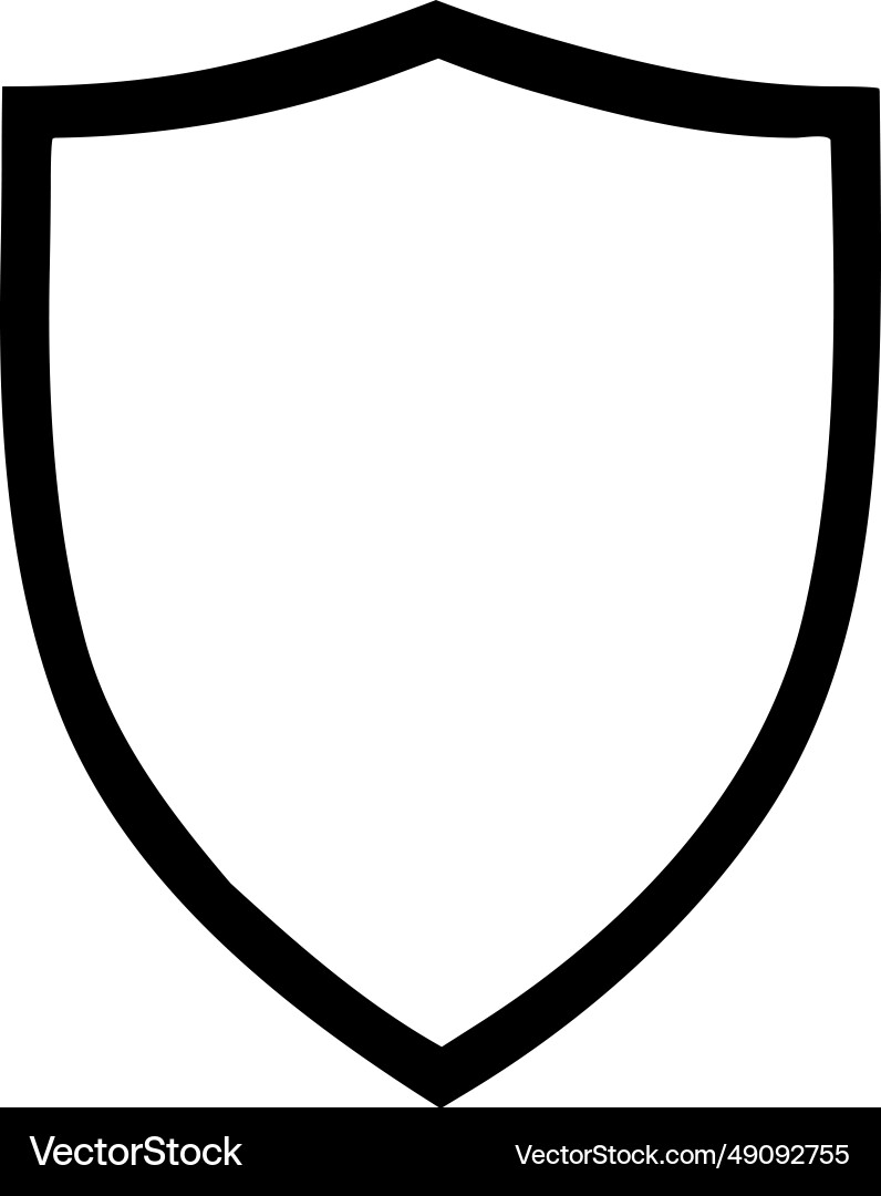 Christian cross and shield faith image Royalty Free Vector