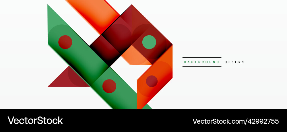 Color overlapping stripes background colorful Vector Image