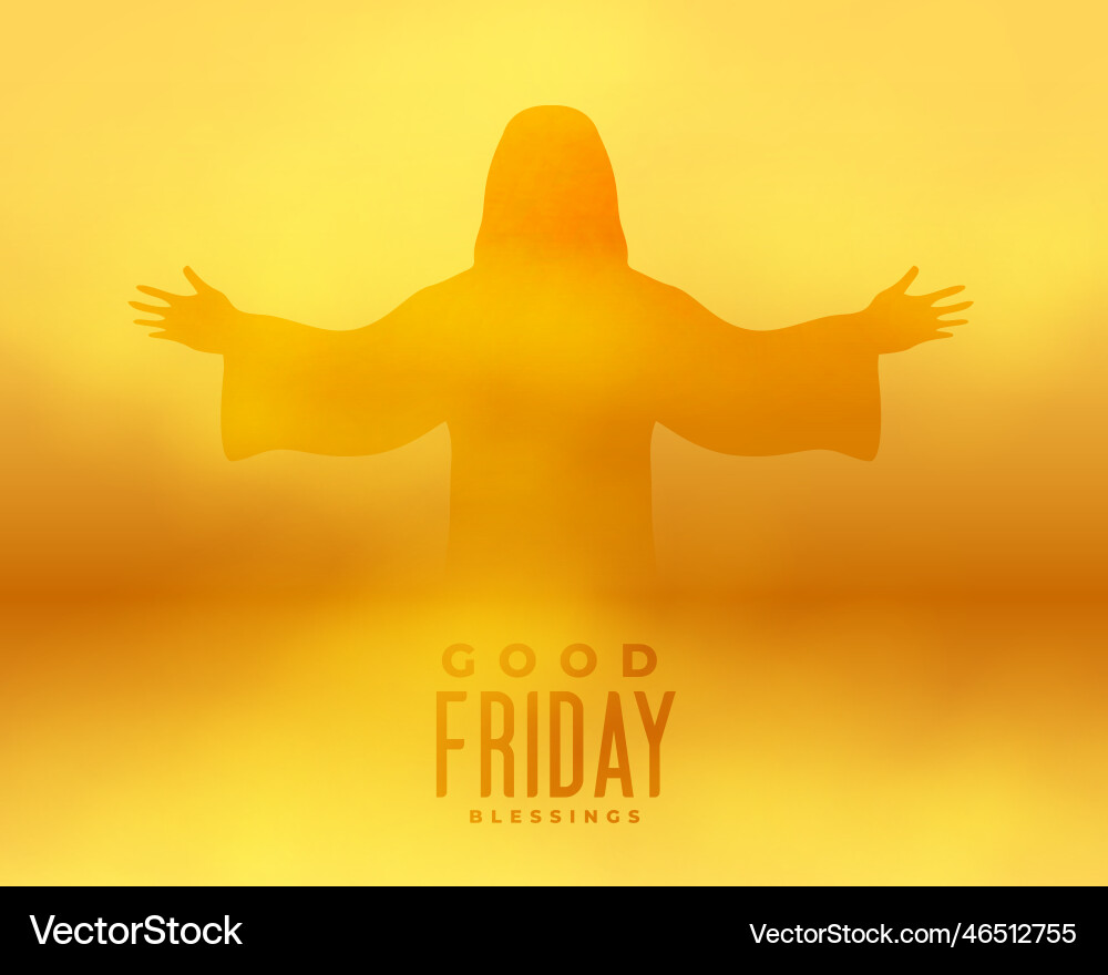 Good friday background to remember the sacrifice Vector Image