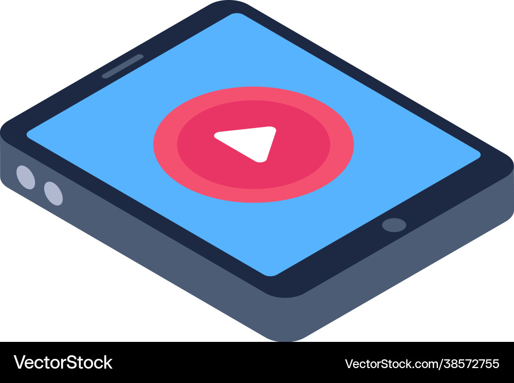 Mobile video Royalty Free Vector Image - VectorStock
