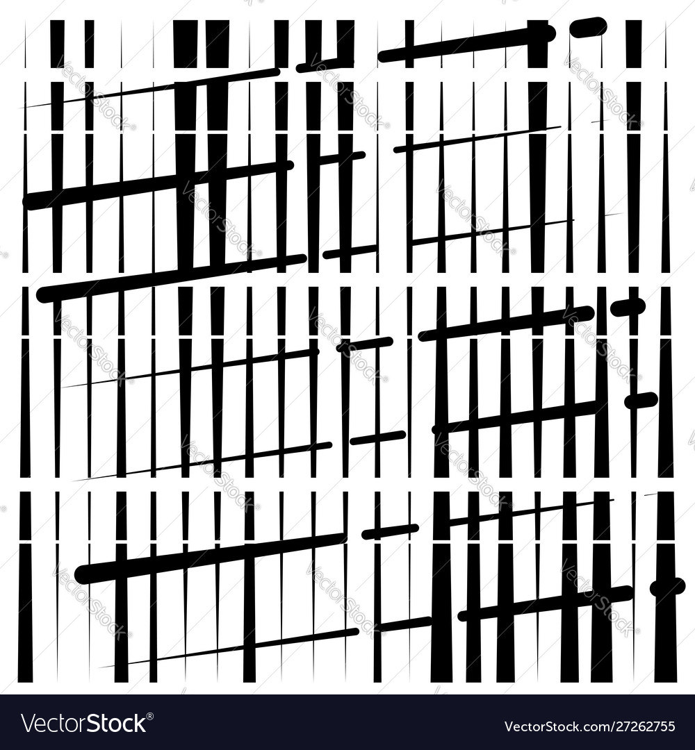 Random grid mesh pattern grating trellis texture Vector Image