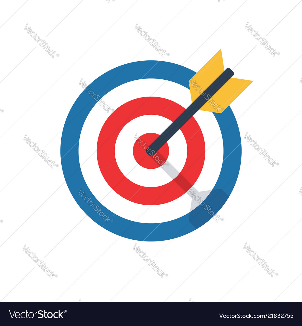 Target challenge objective icon Royalty Free Vector Image Target challenge objective icon Royalty Free Vector Image