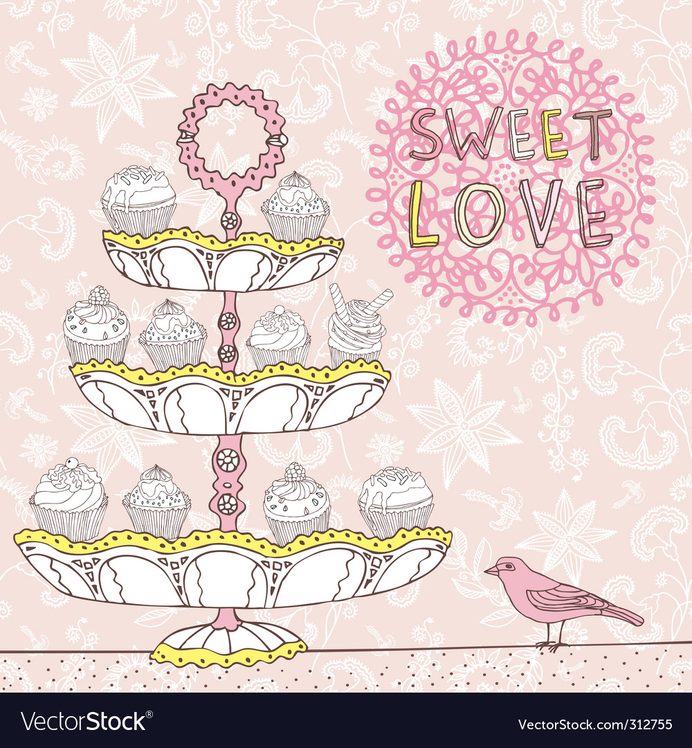 Tea background Royalty Free Vector Image - VectorStock