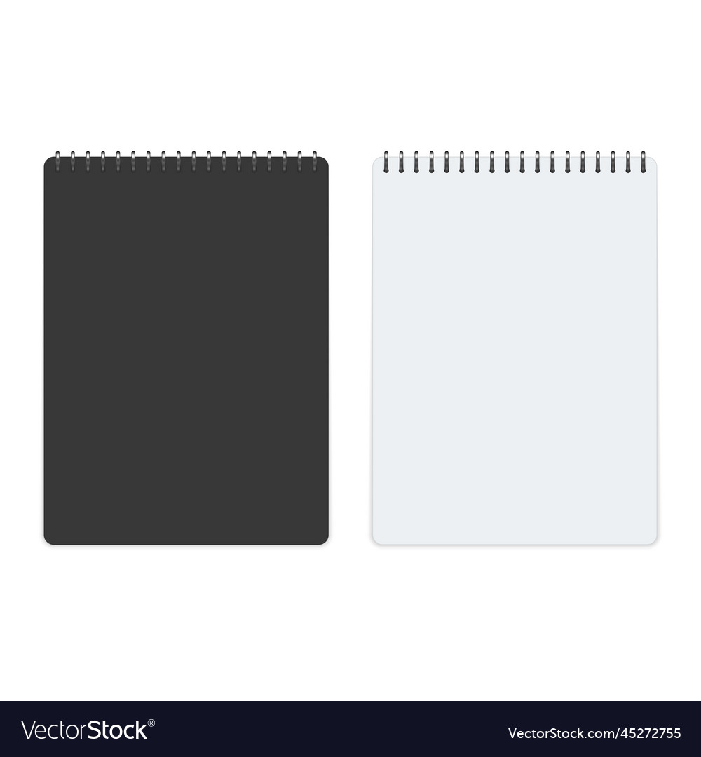 Vertical notebook template Royalty Free Vector Image