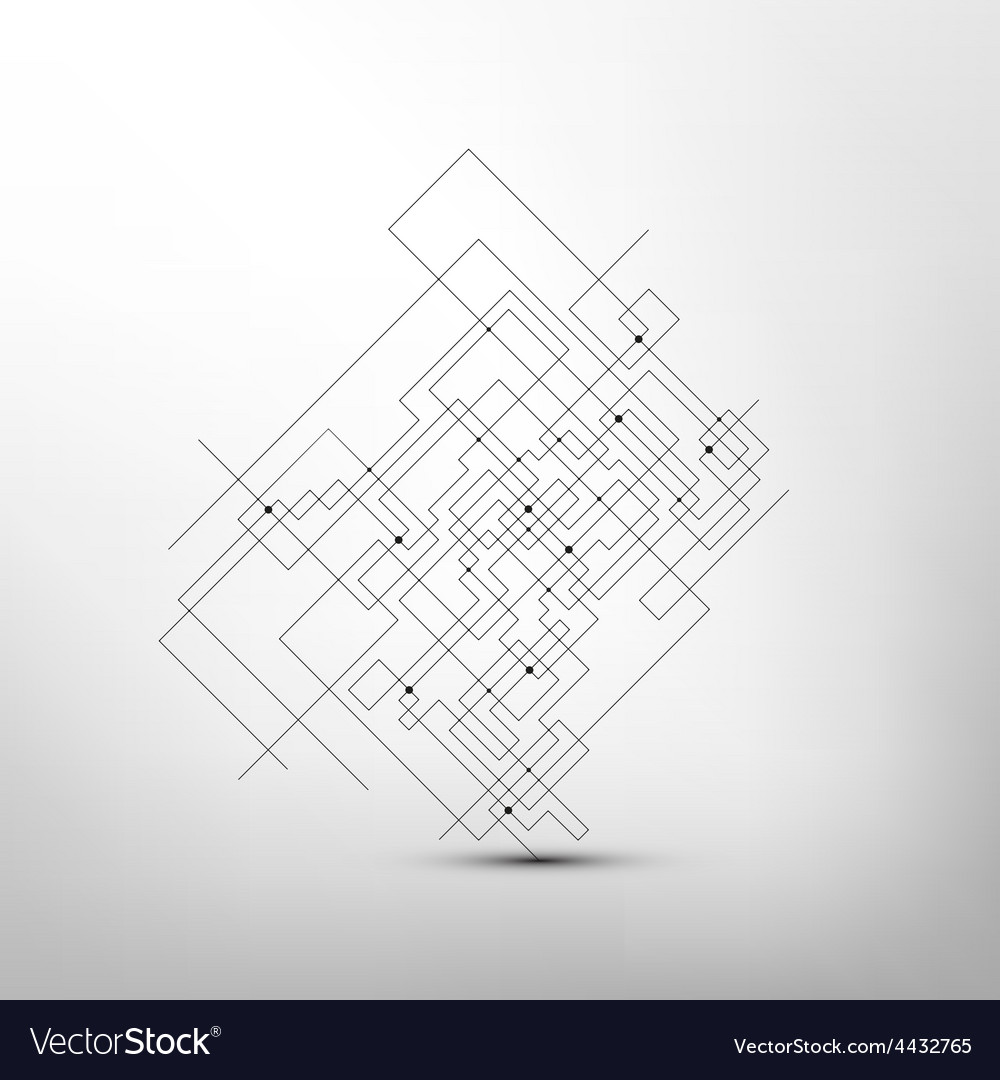 Abstract background technical Royalty Free Vector Image