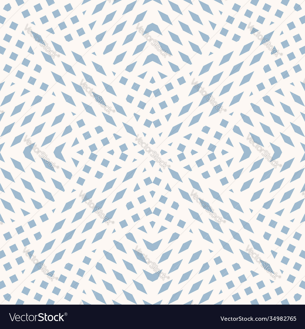 Blue geometric seamless pattern Royalty Free Vector Image