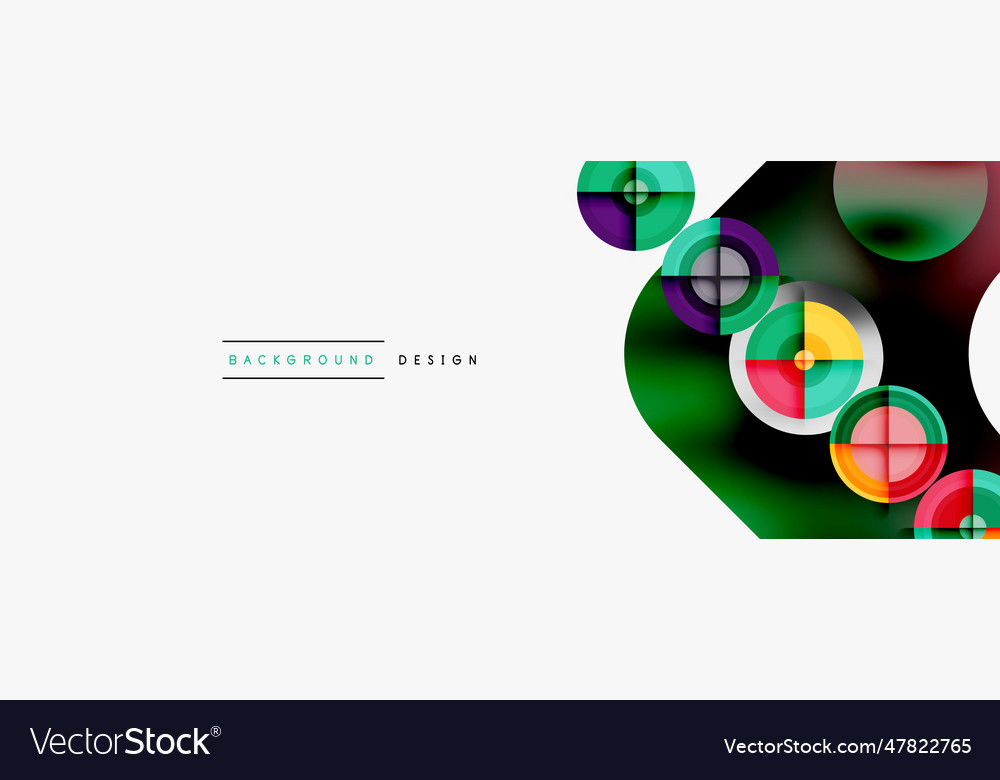 Circle pattern background abstract backgrounds Vector Image