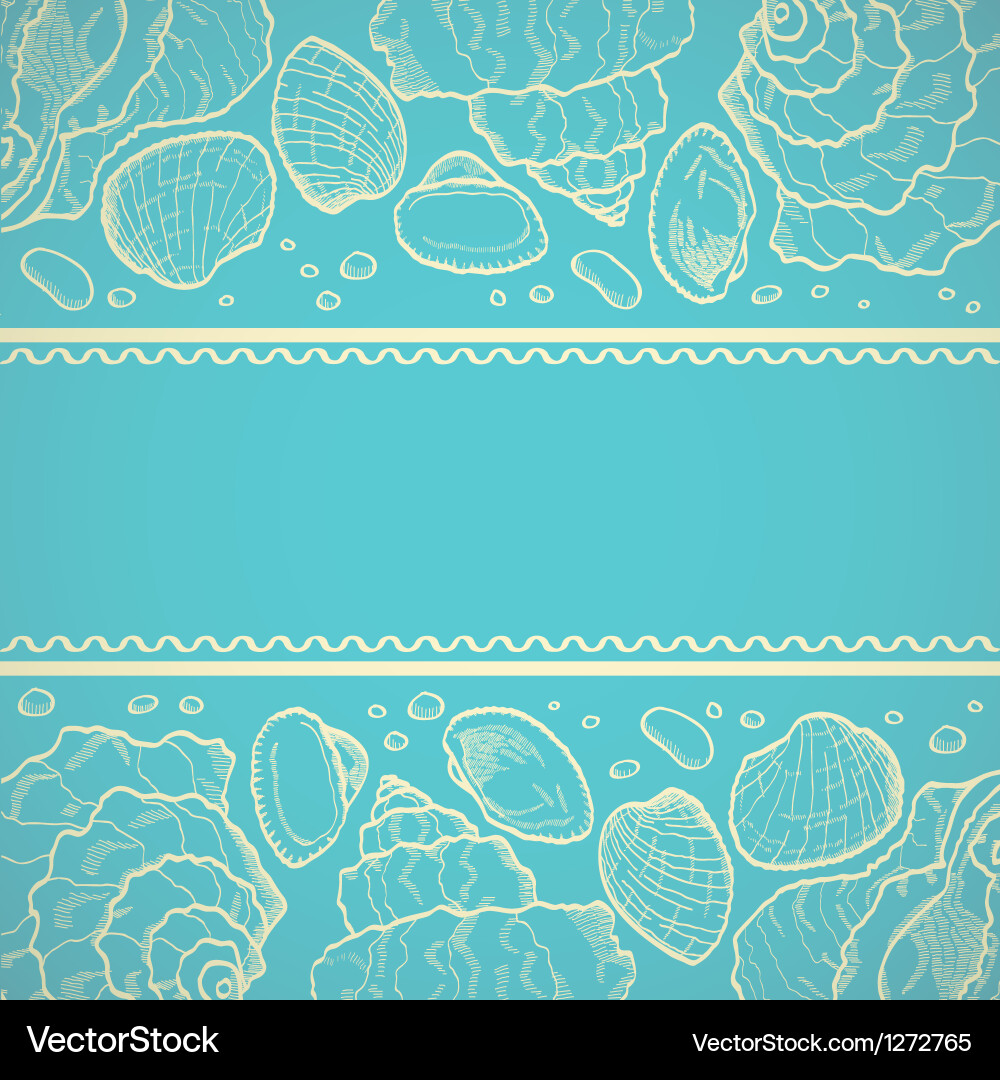 Sea background Royalty Free Vector Image - VectorStock