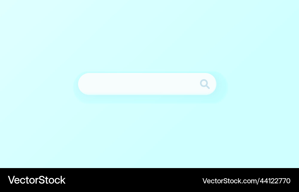 Minimal search bar simple and modern Royalty Free Vector