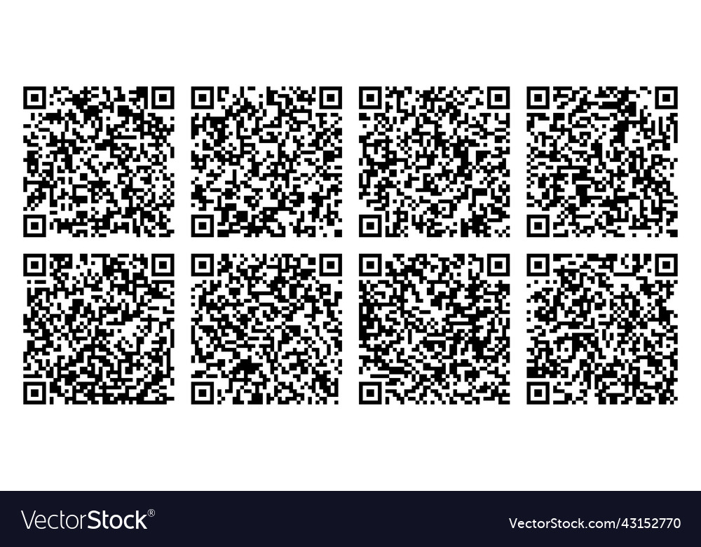 Qr code Royalty Free Vector Image - VectorStock