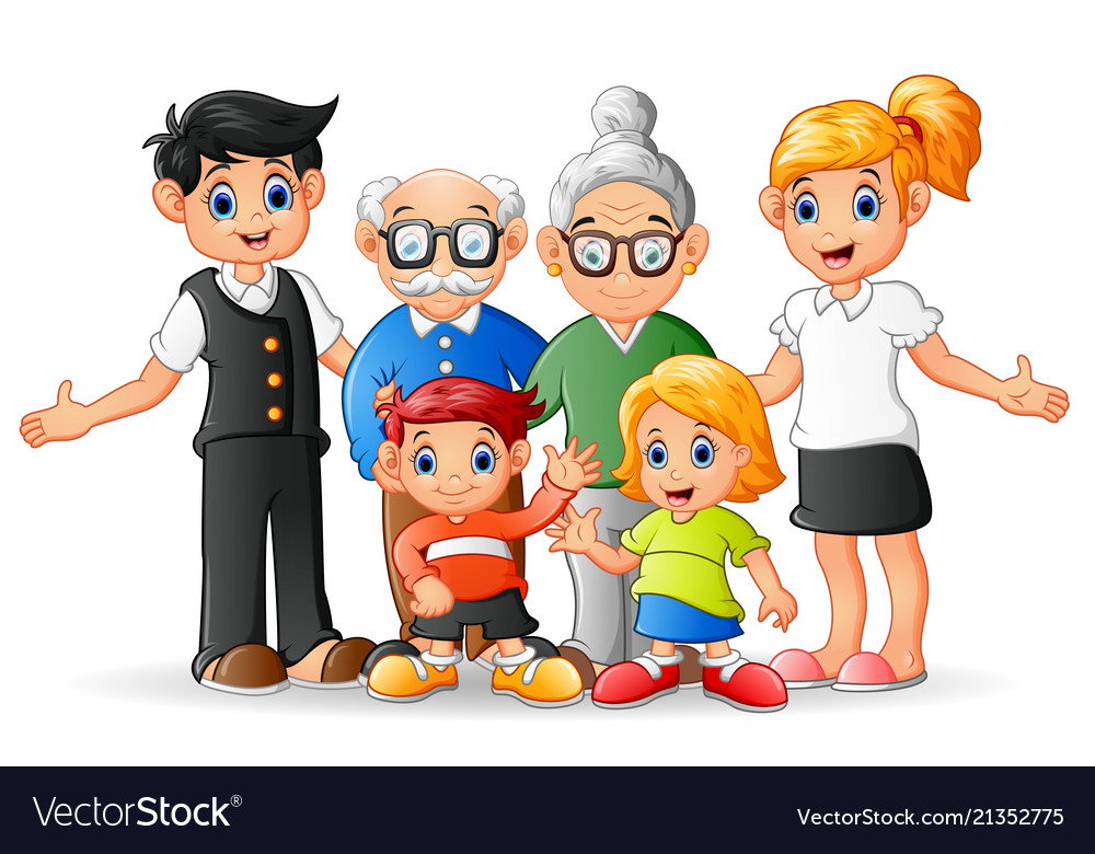 Happy Family Cartoon Image Happy Family Cartoon Image