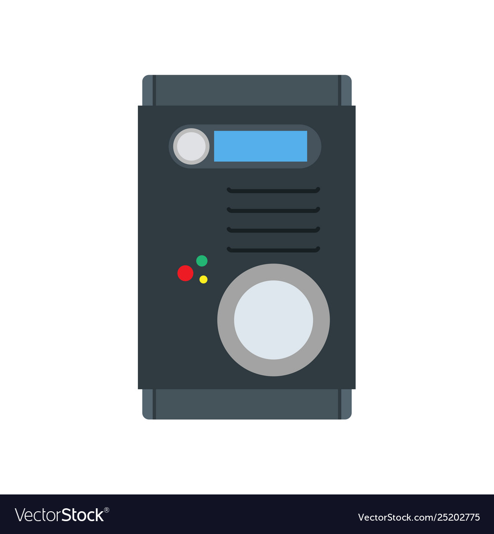 Intercom system design button bell device icon Vector Image