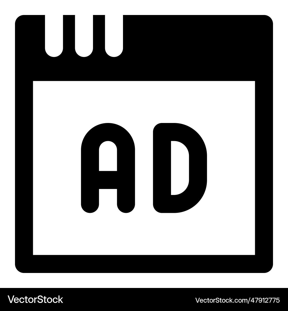 On website an advertisement appears as pop-up Vector Image