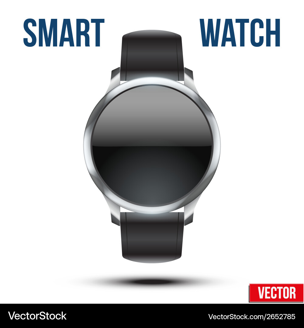 Smart design example wrist watch Royalty Free Vector Image