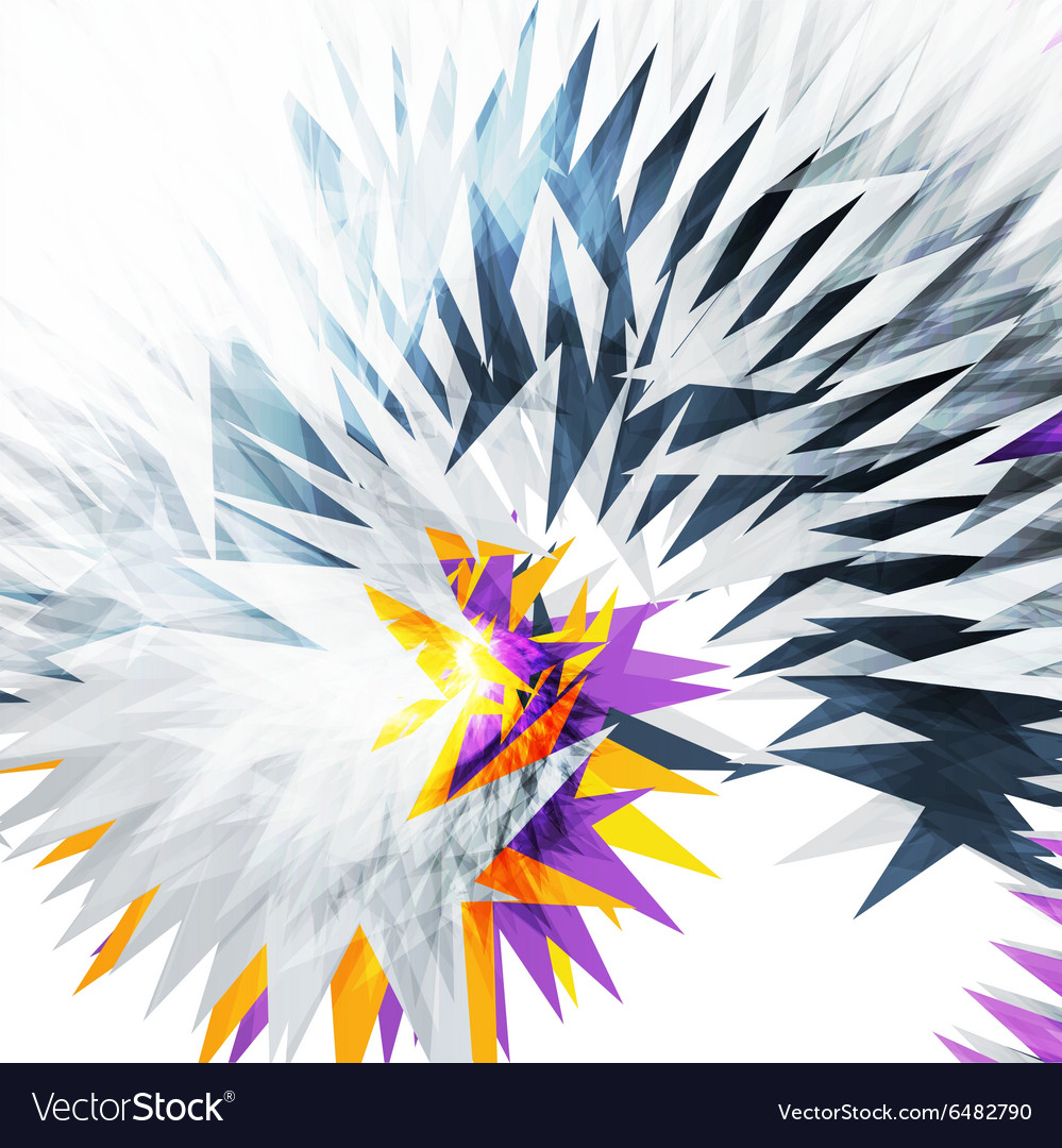 Abstract triangle shape background Royalty Free Vector Image