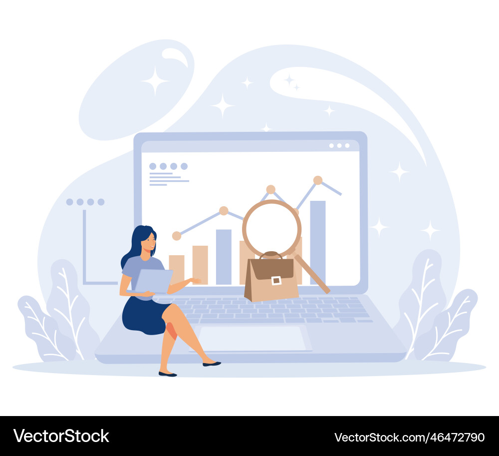 Business growth concept entrepreneur Royalty Free Vector
