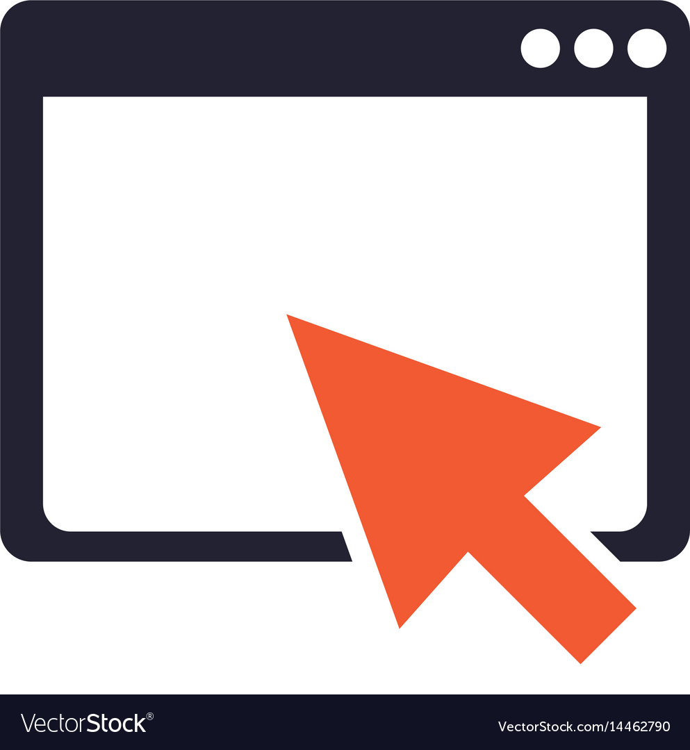 Internet browser window Royalty Free Vector Image