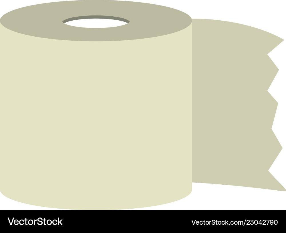 Toilet paper icon Royalty Free Vector Image - VectorStock