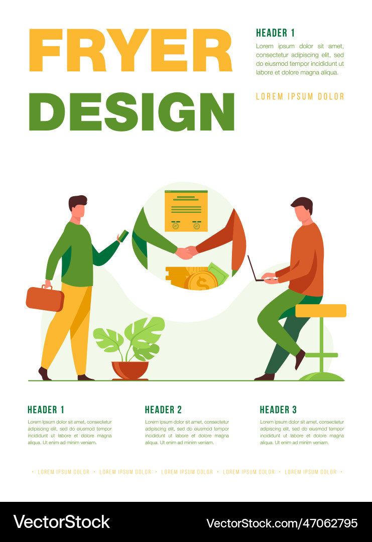 Business partners handshake Royalty Free Vector Image