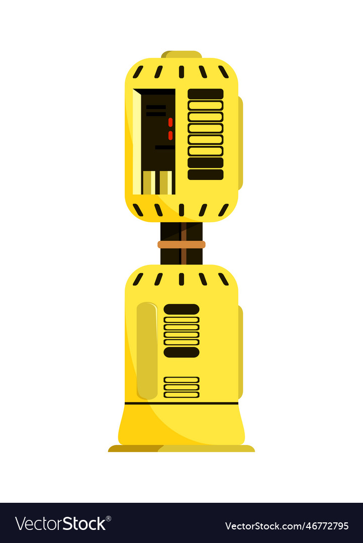 Flat space module Royalty Free Vector Image - VectorStock