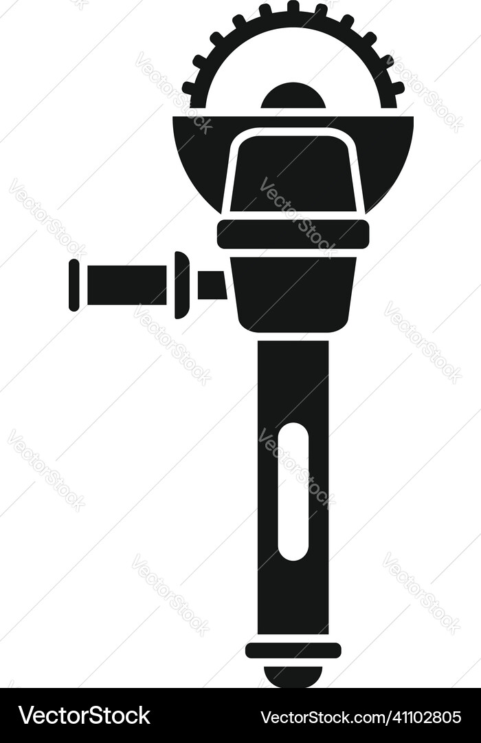 Electric jigsaw icon simple power chain Royalty Free Vector