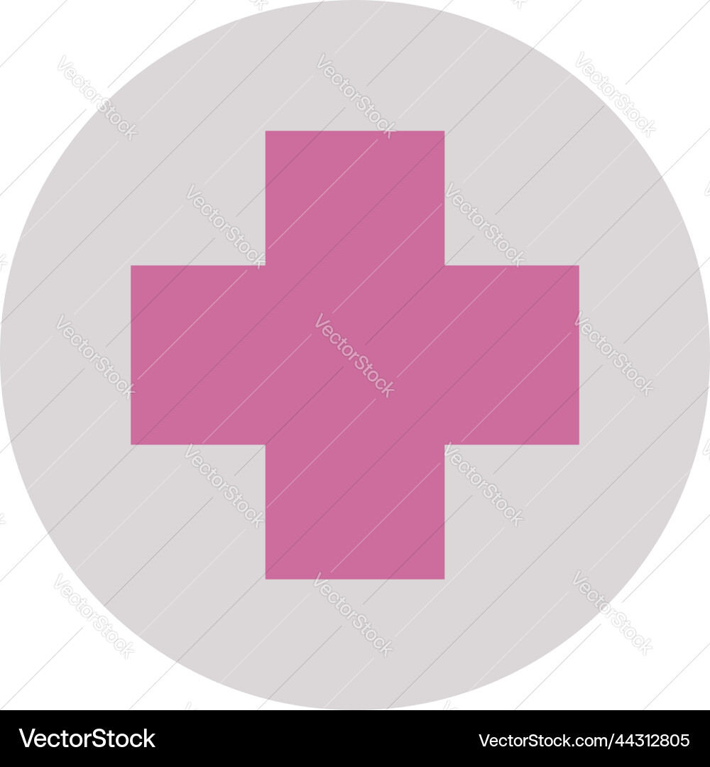 Medicine sign on a white background Royalty Free Vector