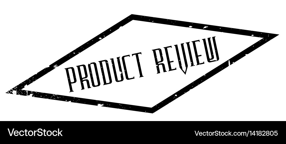 Product review rubber stamp Royalty Free Vector Image