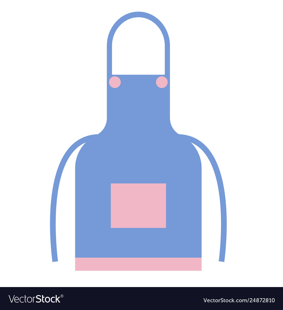 Apron flat Royalty Free Vector Image - VectorStock