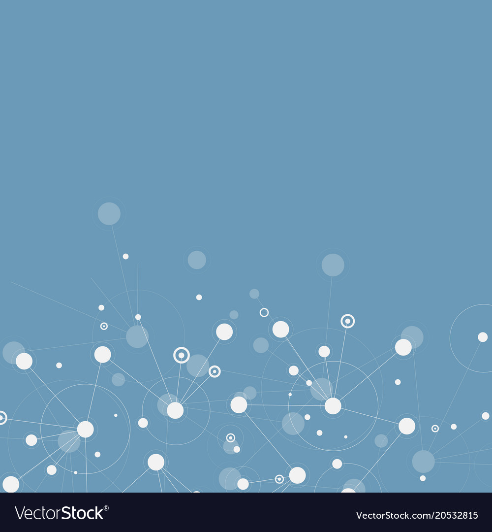 Abstract Network Connection Structure Royalty Free Vector