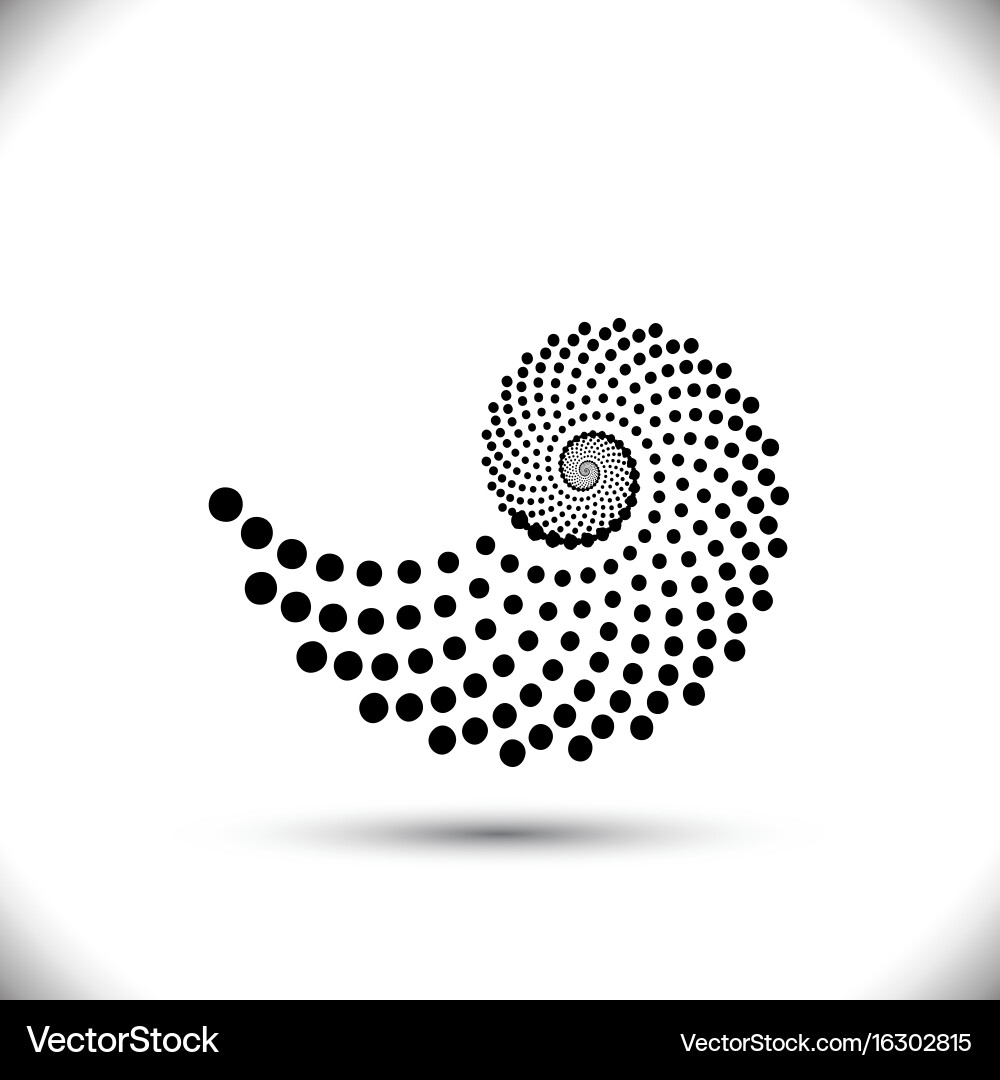 Abstract spiral or swirl Royalty Free Vector Image