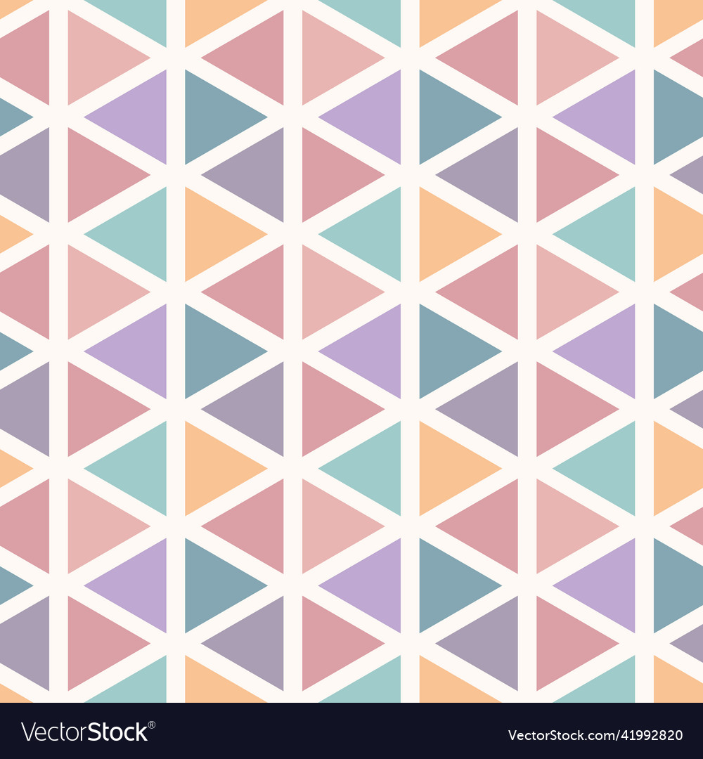 Abstract geometric pattern with triangles Vector Image
