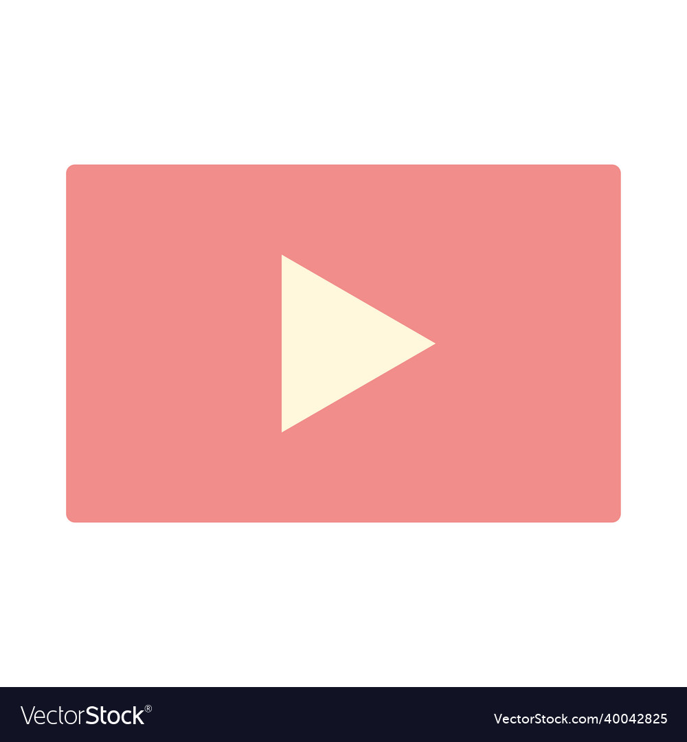 Player video button Royalty Free Vector Image - VectorStock