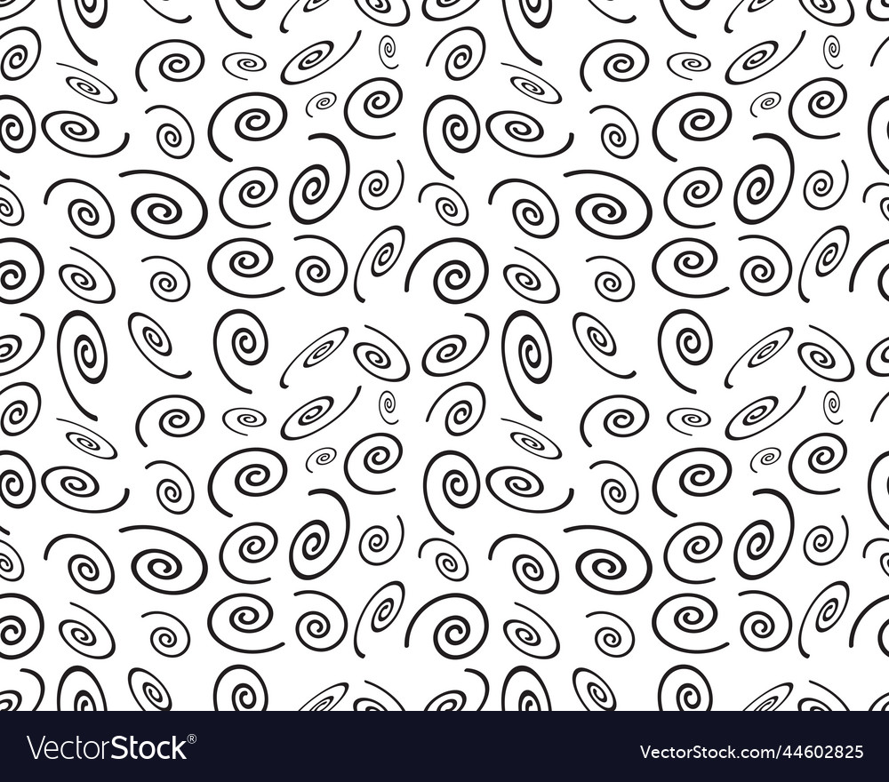 Seamless spiral pattern Royalty Free Vector Image