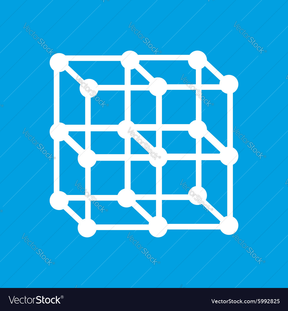 Structure icon simple Royalty Free Vector Image