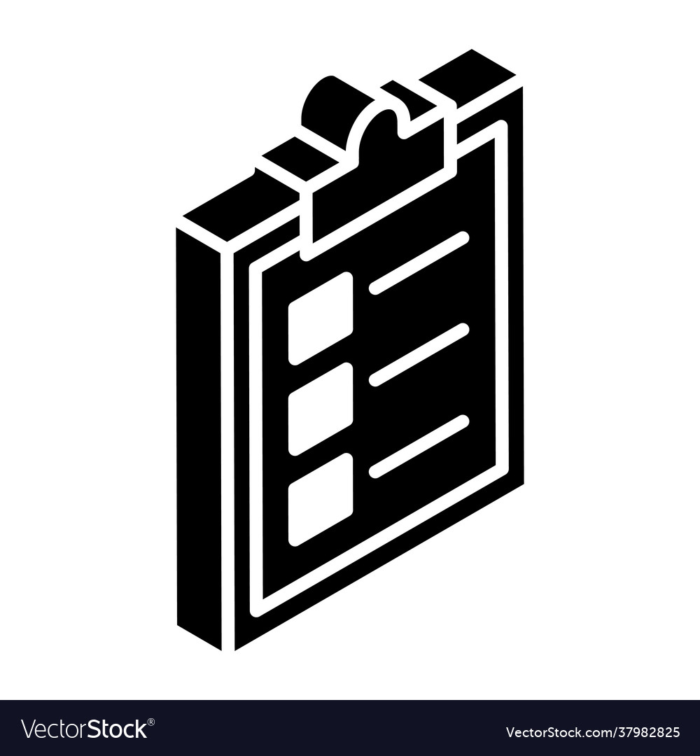 Task list Royalty Free Vector Image - VectorStock