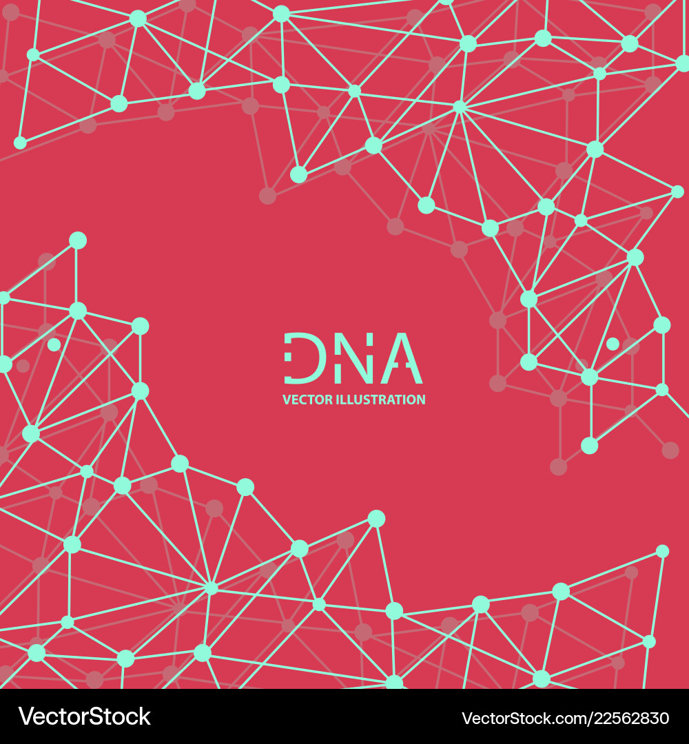 Abstract dna strand symbol isolated on white Vector Image