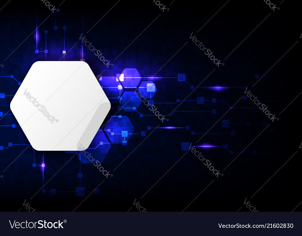 Digital future technology background abstract Vector Image